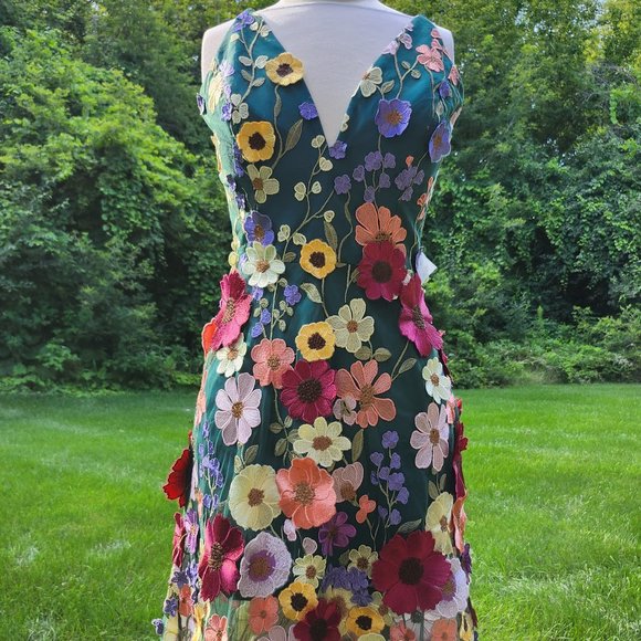 Helsi | Dresses | Helsi Mia Floral Embroidered Midi Dress Rare | Poshmark